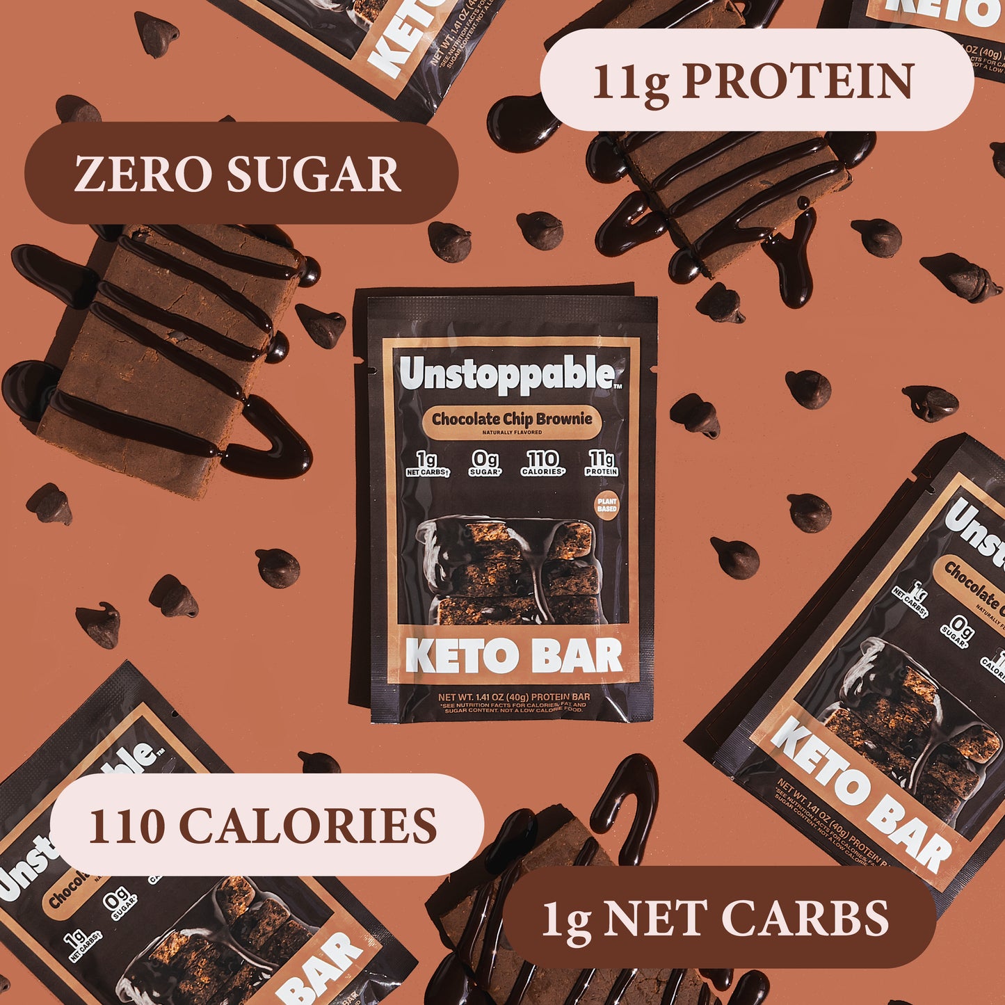 UNSTOPPABLE - Keto Protein Bars | Healthy Keto Snacks