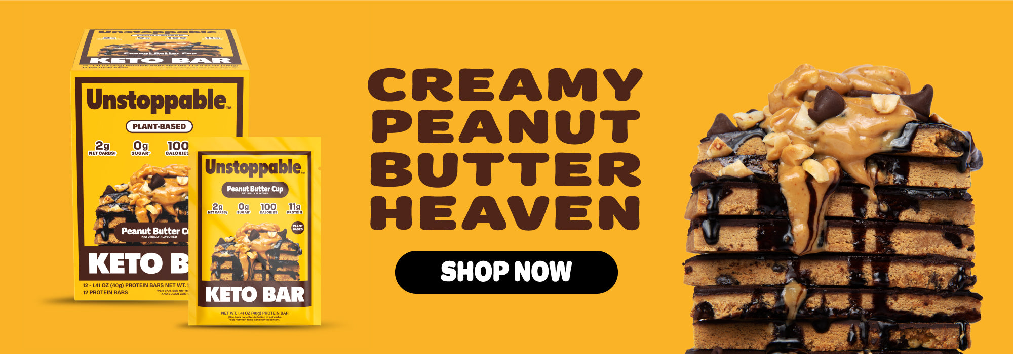 Low-Carb, Low-Sugar, Plant-Based, Zero Guilt Keto Bar – Unstoppable Foods